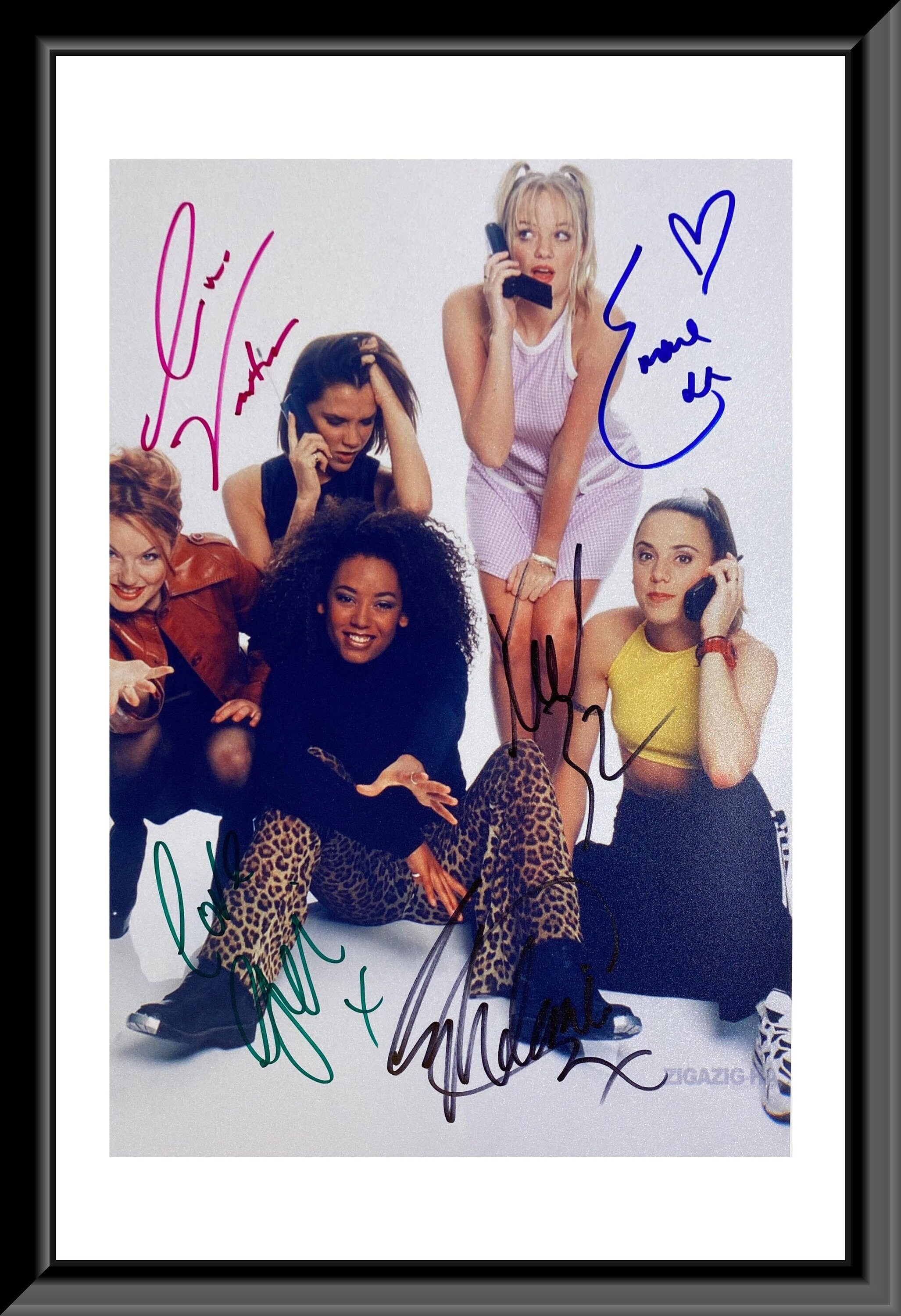 The Spice Girls Signed Photo - Etsy