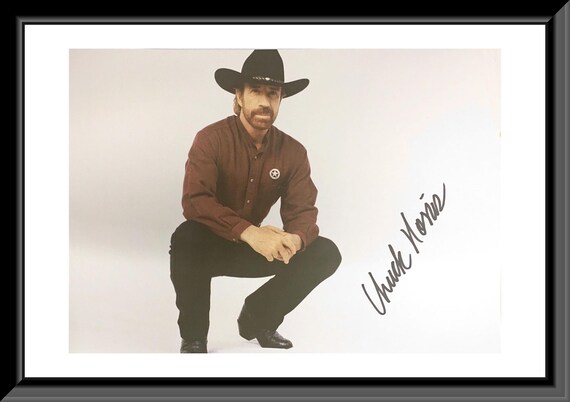 Chuck Norris Signed Movie Photo - Etsy