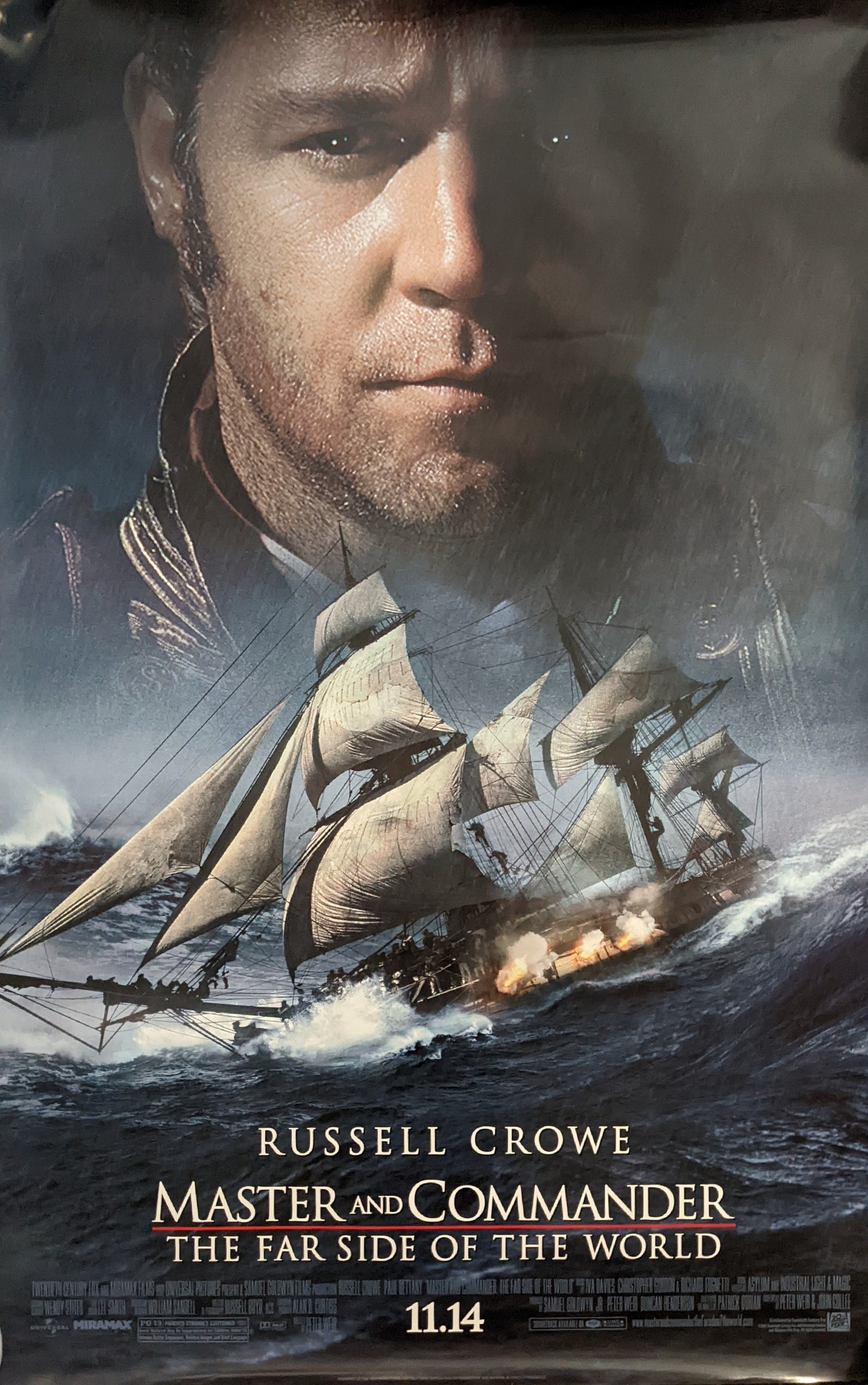 Master and Commander 2003 Original One Sheet Movie Poster - Etsy