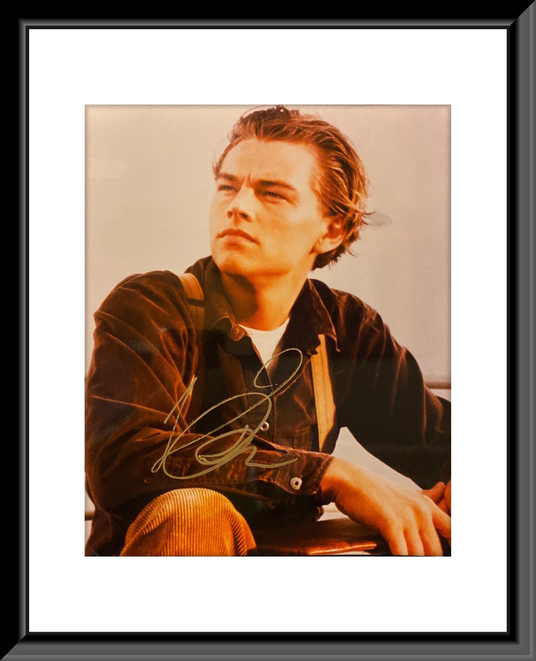 Leonardo Dicaprio Signed titanic Photo - Etsy