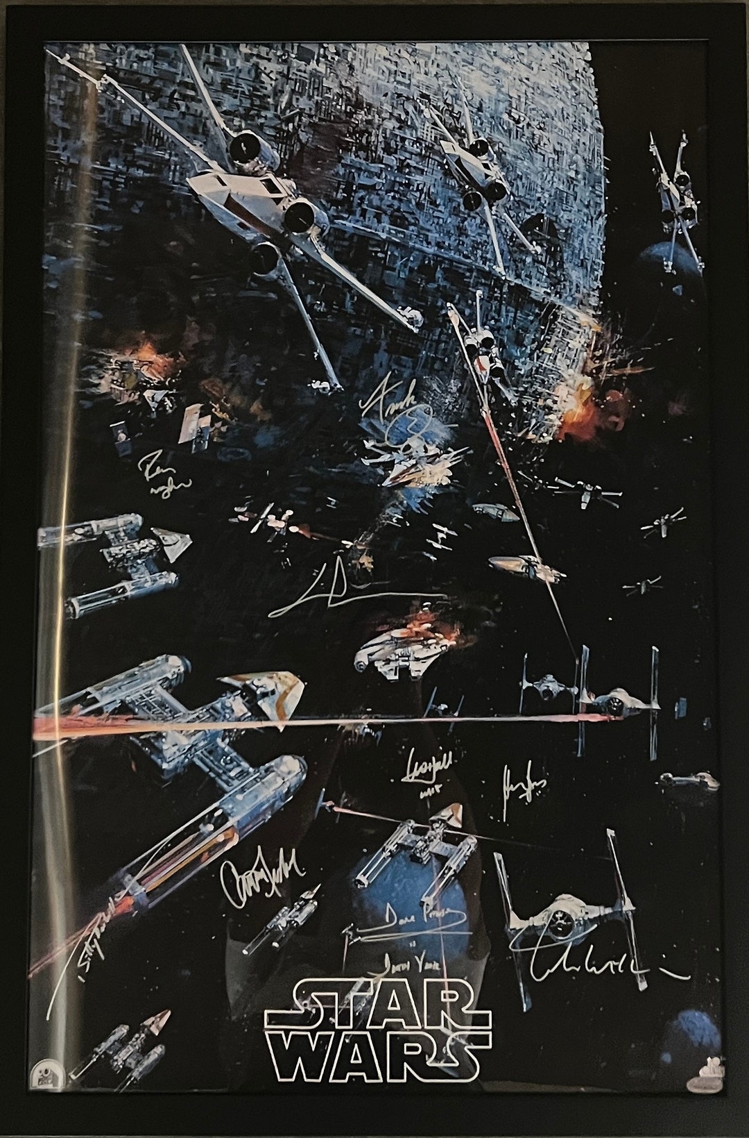 Star Wars Cast Signed Movie Poster - Etsy