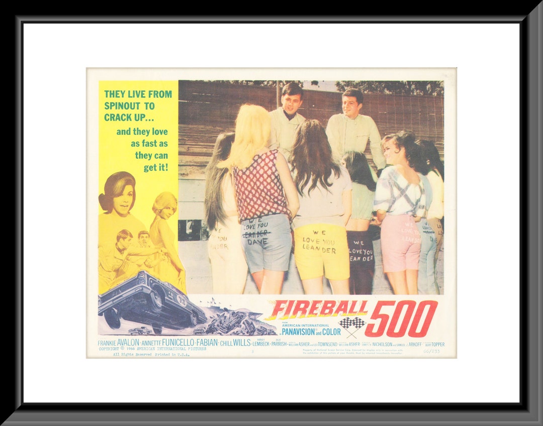Fireball 500 1966 Original Vintage Lobby Card - Etsy