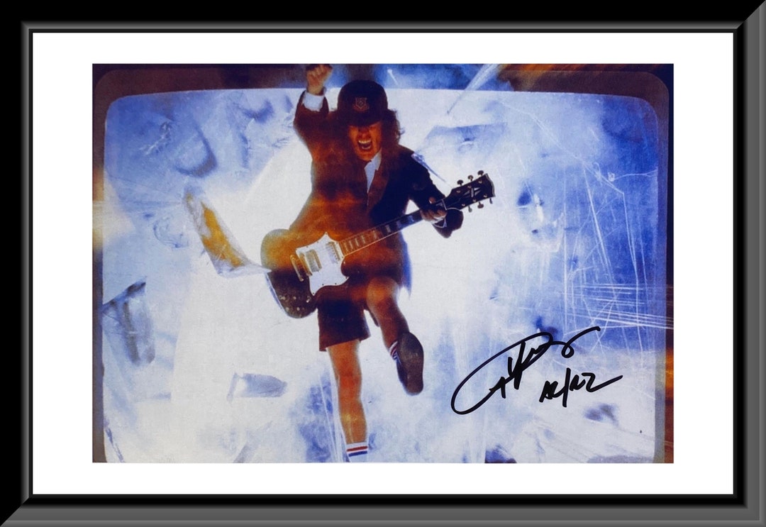 Angus Young Signed AC/DC Photo - Etsy