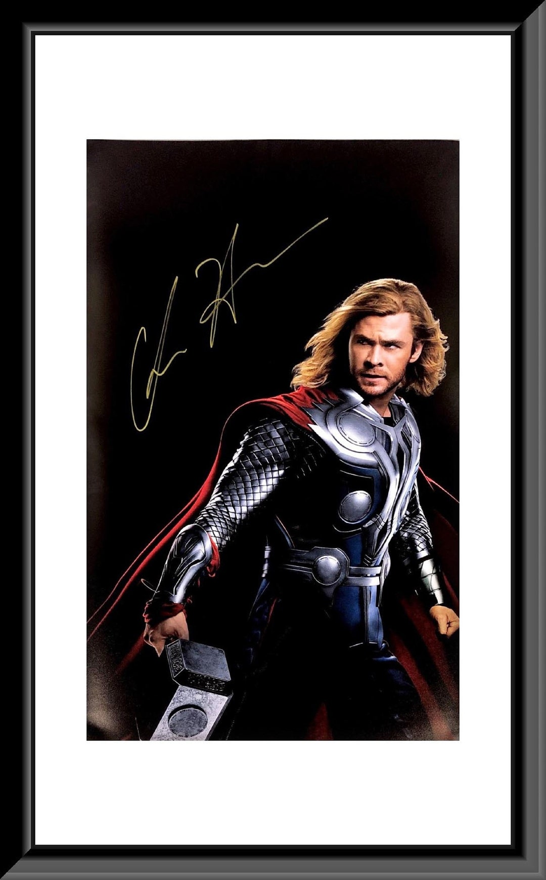 Thor Chris Hemsworth Signed Movie Photo - Etsy
