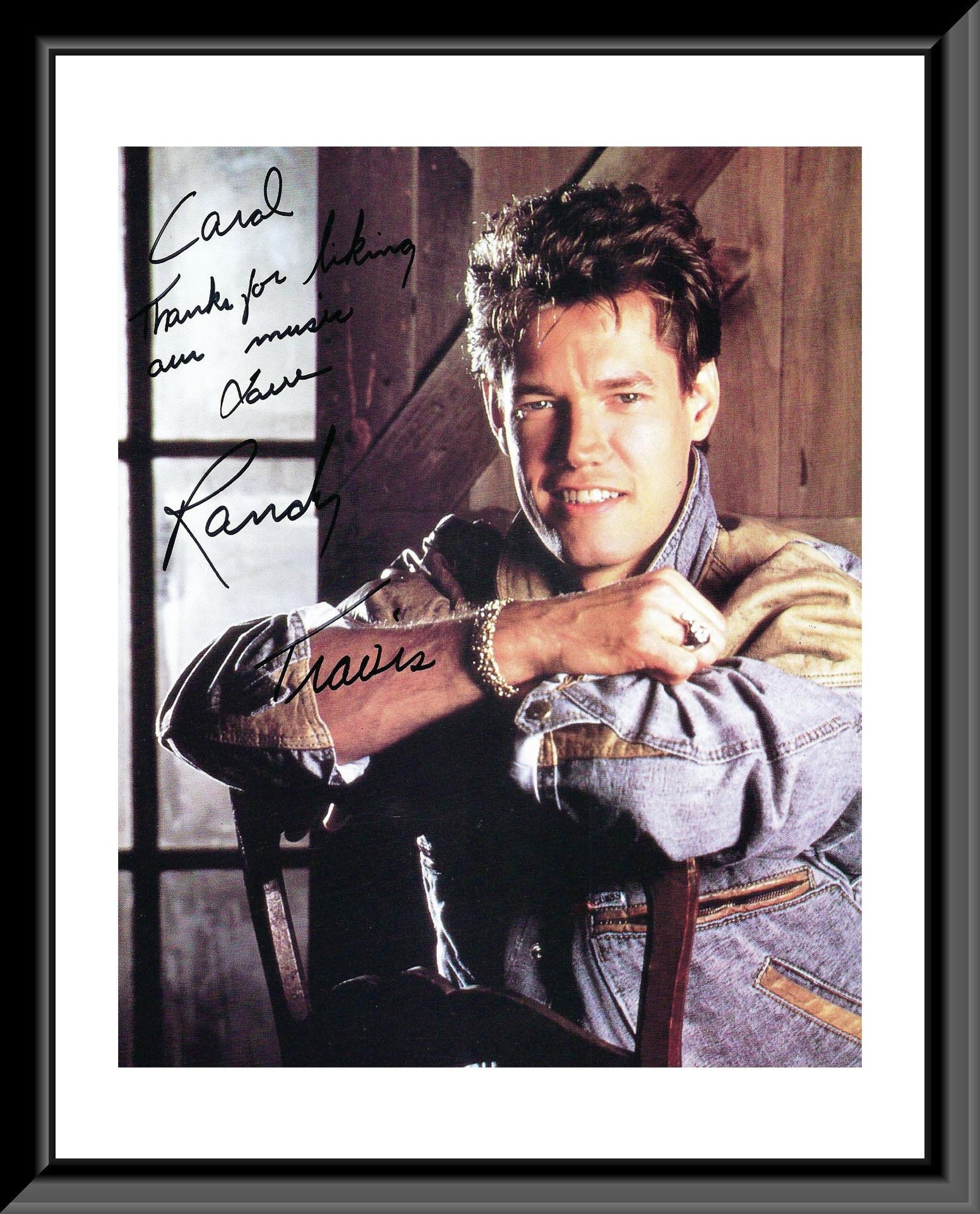 Randy Travis Signed Photo - Etsy