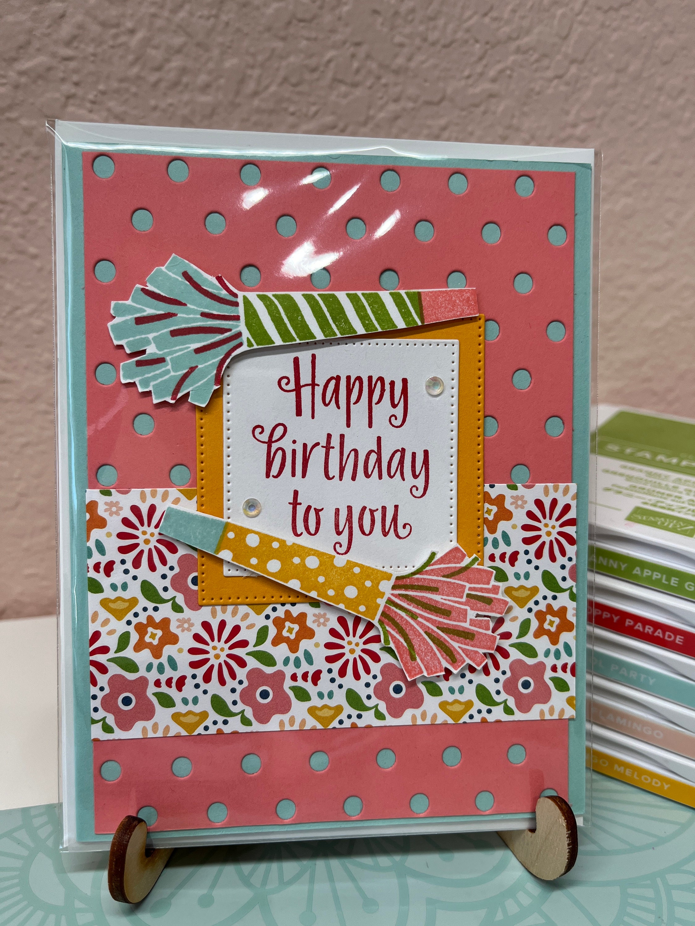 Celebrate Birthdays Handmade Card - Etsy