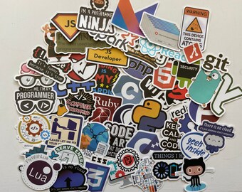 Computer Coding Stickers - Etsy
