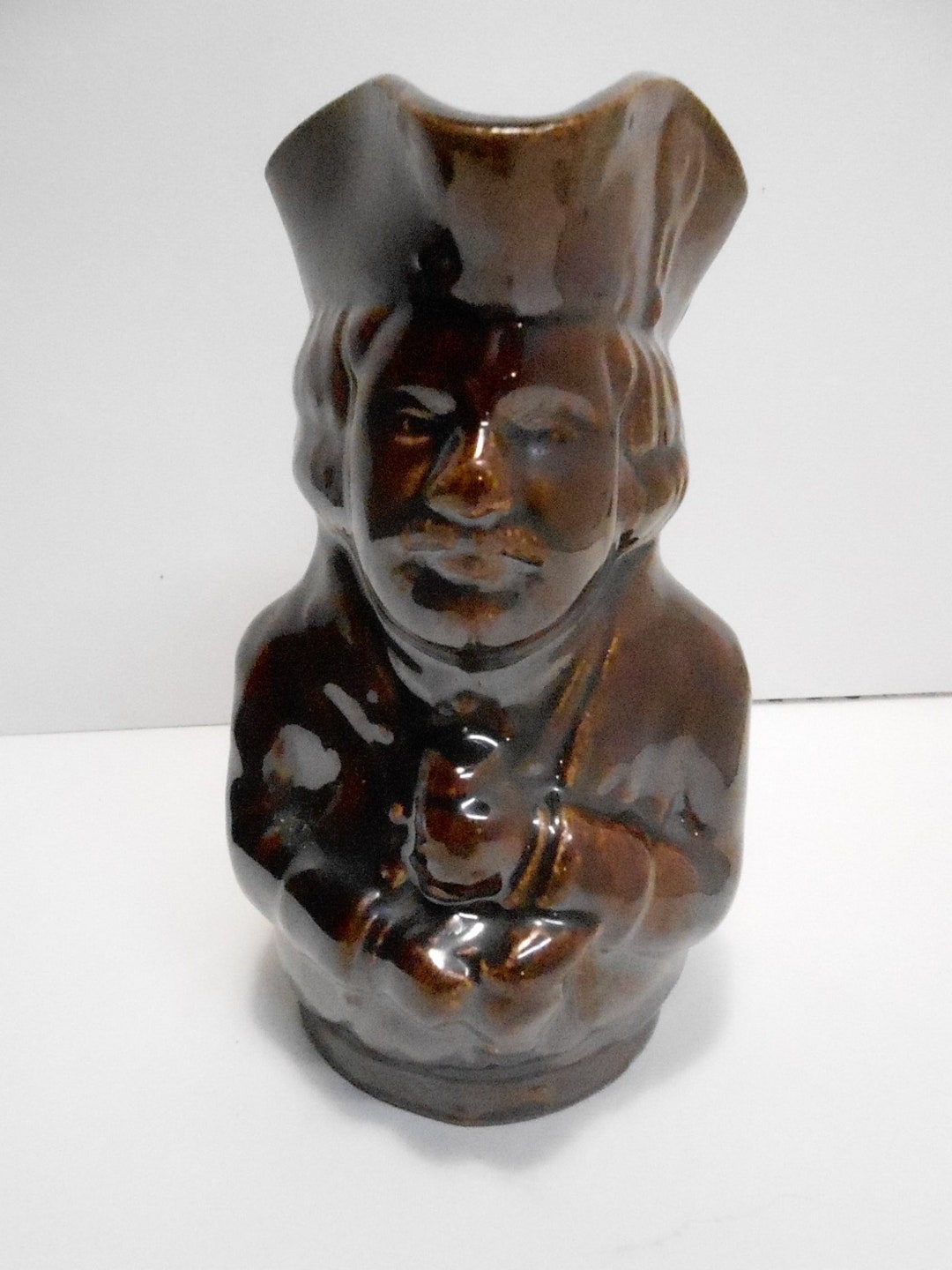 Antique Rockingham Toby Jug - Etsy