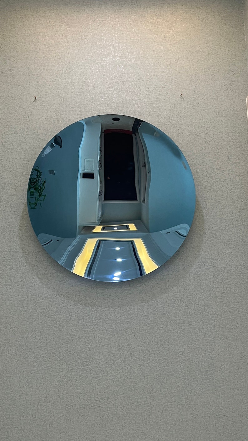Concave Mirror Blue Color - Etsy