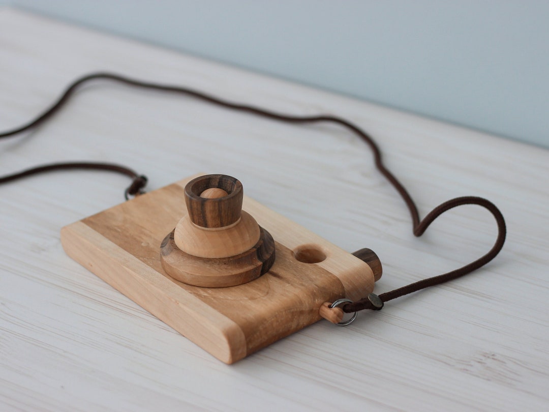 Vintage Style Wooden Camera Toy: Nursery and Shelf Decor, Classic ...