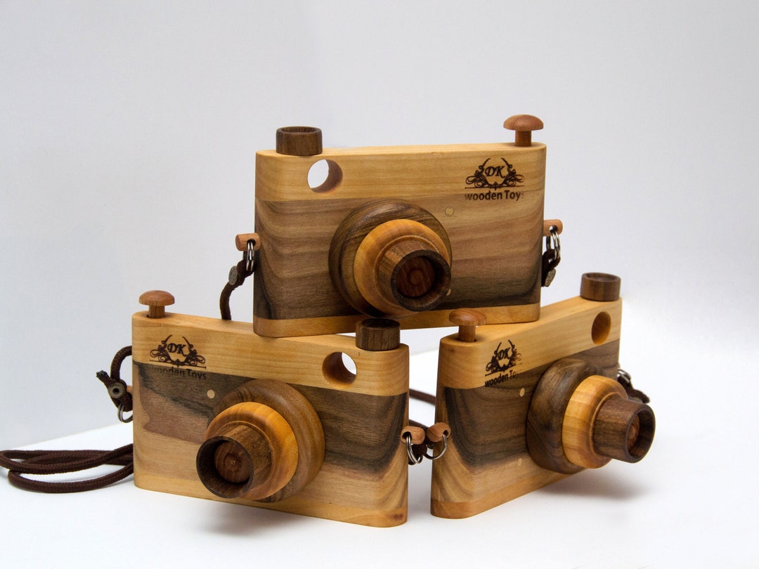 Kids Wooden Camera Toys for Little Photographer Photo Camera - Etsy