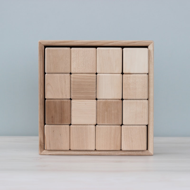 Wooden Cubes - Etsy