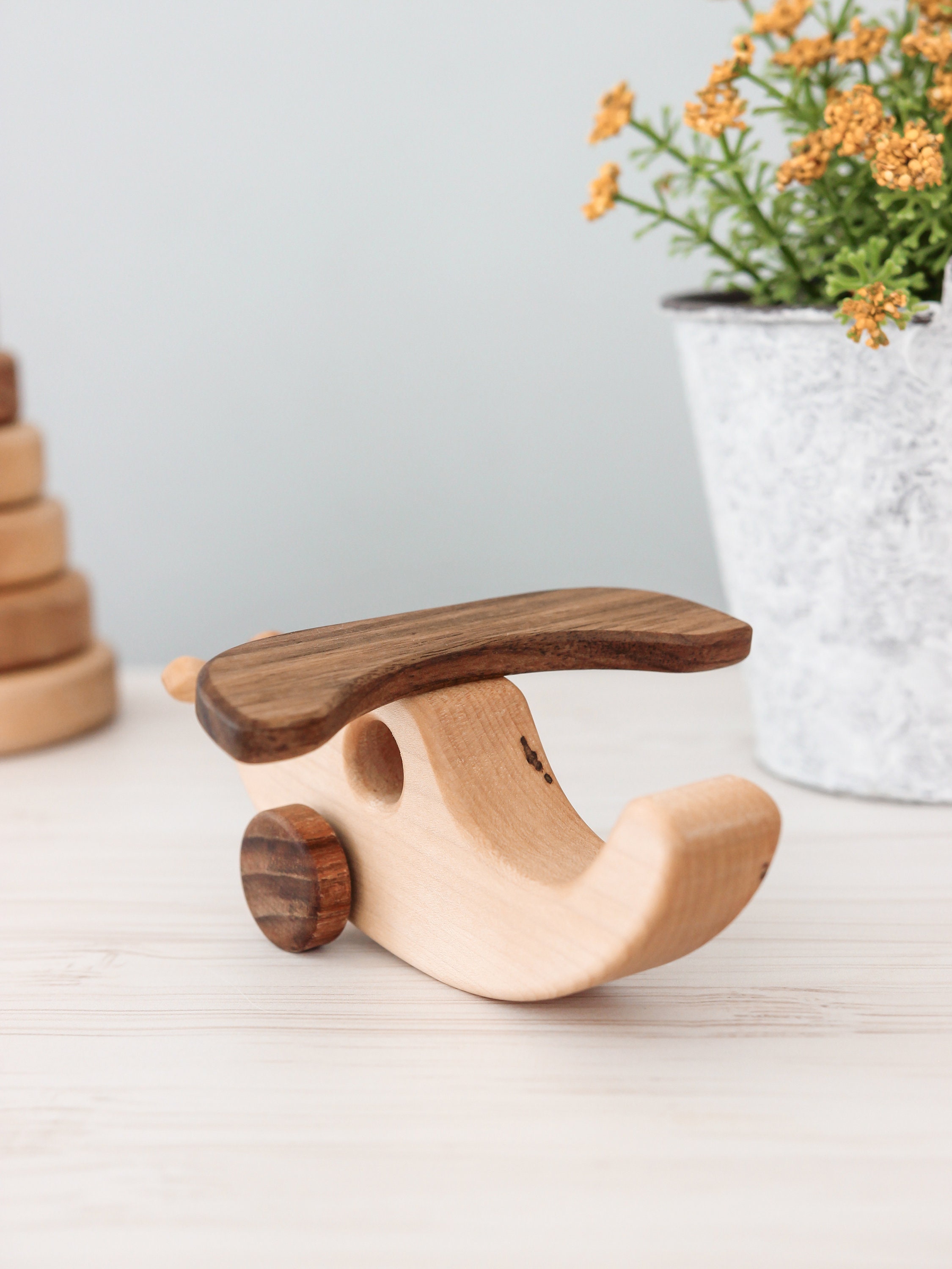 Airplane Nursery Push Pull Toy Plane Gift for Kids, Tateplota ...