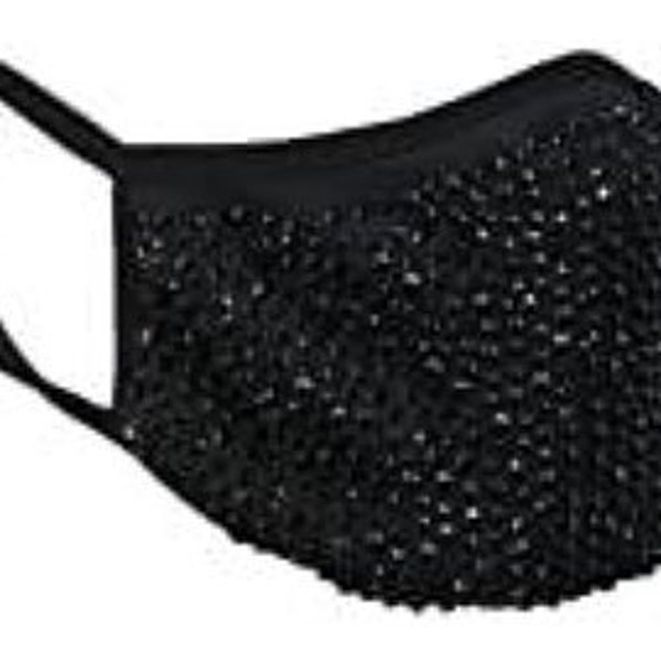 Bling Face Mask With Filter - Etsy