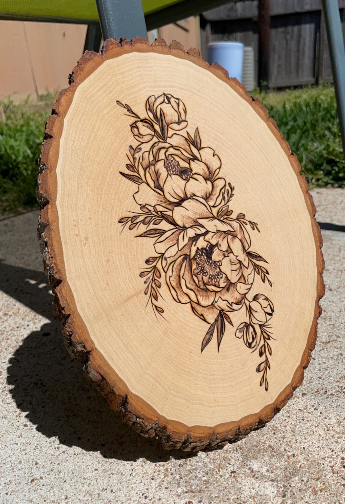 Flower Wood Burning - Etsy