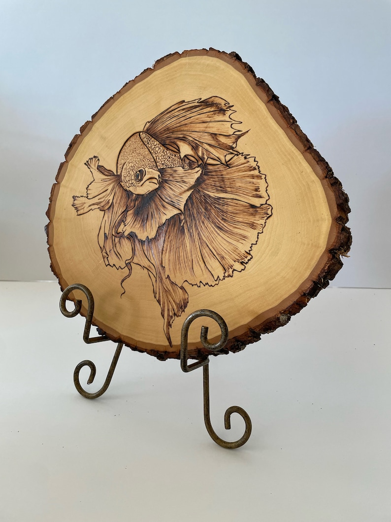 Fish Wood Burning - Etsy