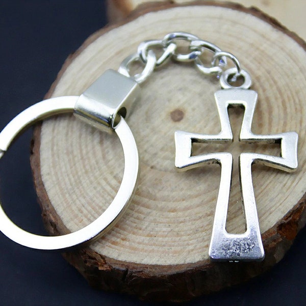 Cross Key Chains - Etsy