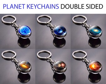 Planet Keychains - Etsy