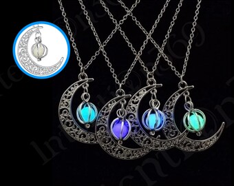 Moon Glow Necklace | Etsy