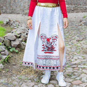 Mayahuel Skirt, Mexica Aztec Regalia, Teotl of Maguey, Pulque, Mezcal ...