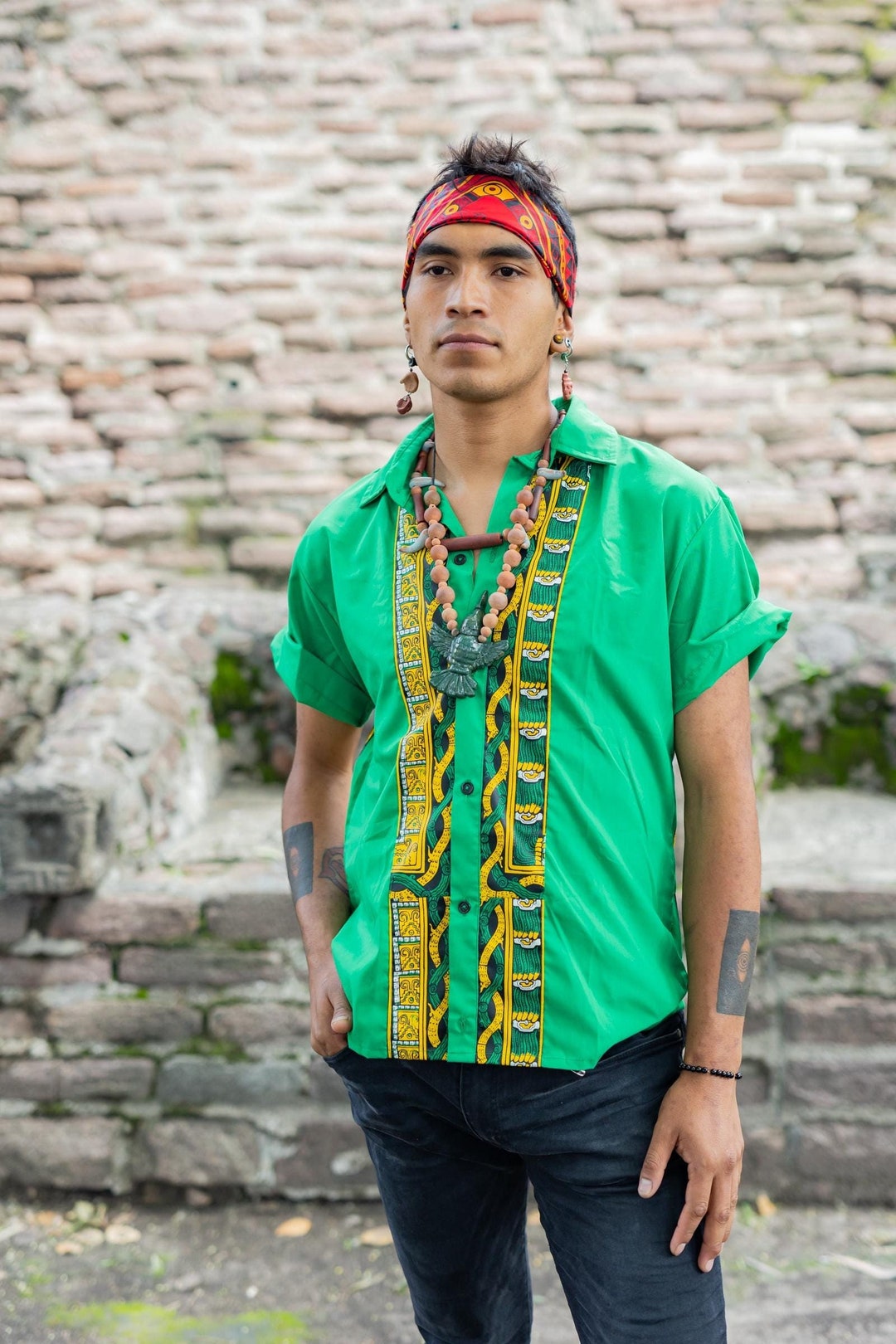 Tlaltecuhtli Shirt, Mexica (aztec) Shirt, Traditional, Ceremony, Dance ...