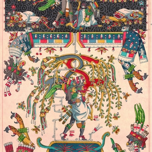 The Birth of Mayahuel 1. Aztec, Mexican Spirituality, Art, Corazon ...