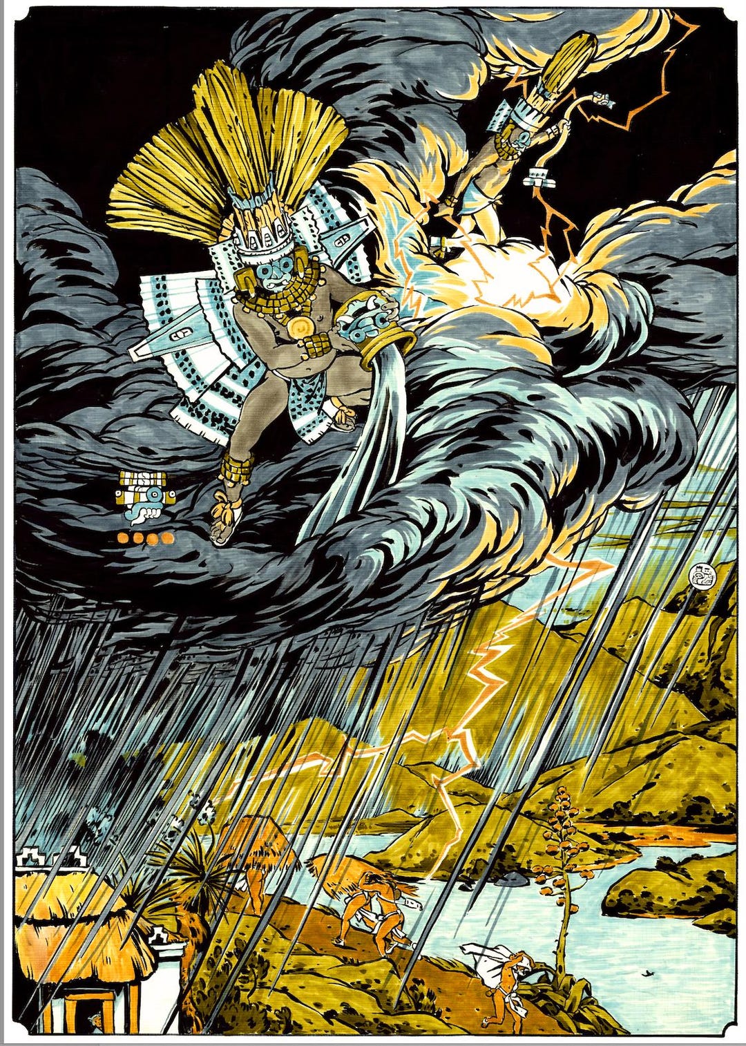 Los Tlaloqueh, Tlaloc, Aztec, Mexican Spirituality, Art, Corazon Mexica ...