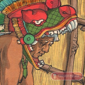 Cipactonal, the First Grandfather, Mexica Aztec Ancestors, Day Keeper ...