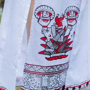 Mayahuel Skirt, Mexica Aztec Regalia, Teotl of Maguey, Pulque, Mezcal ...