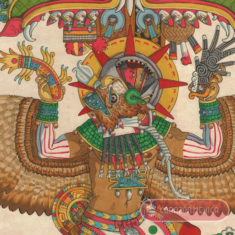 Cuauhtemoc. Aztec, Mexican Spirituality, Art, Corazon Mexica, Mexica ...