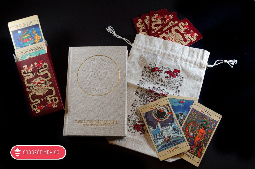 DHL Shipping - Tarot Yohualli Ehecatl Deck and Book - Mexica Aztec ...