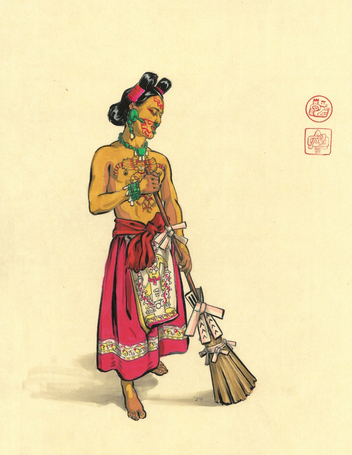 Xochihua De Ochpaniztli, Indigiqueer, Trans Love, Mexica Aztec ...