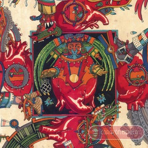 Noyollo Almanac, Xochiquetzal, Mexica, Aztec, Mexican Art, Corazon ...