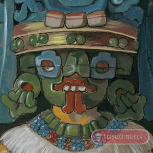 Pitao Cocijo. Zapotec, Mexican Tlaloc, Water Rain Deity - Etsy