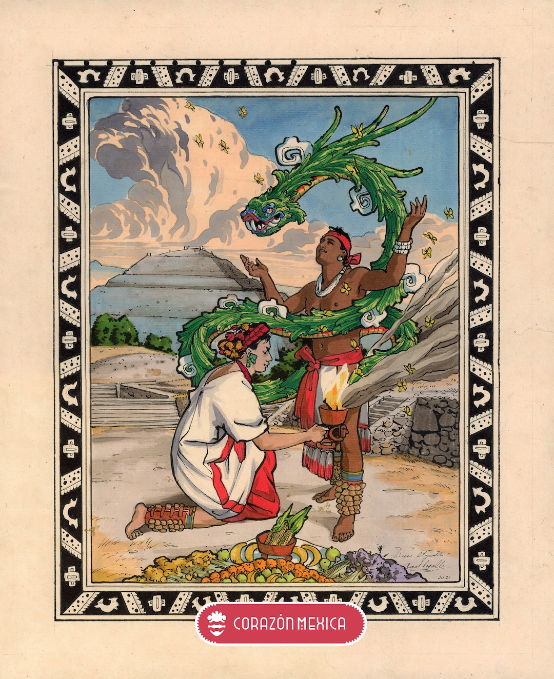 Chipahualiztli, La Limpia, Copal Burning Ceremony. Mexica, Ritual ...