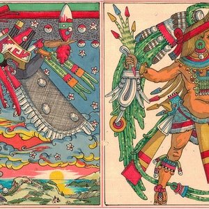 Calli Year. Mexican, Aztec, Spirituality, Mexican Heart. - Etsy