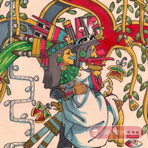 The Birth of Mayahuel 1. Aztec, Mexican Spirituality, Art, Corazon ...