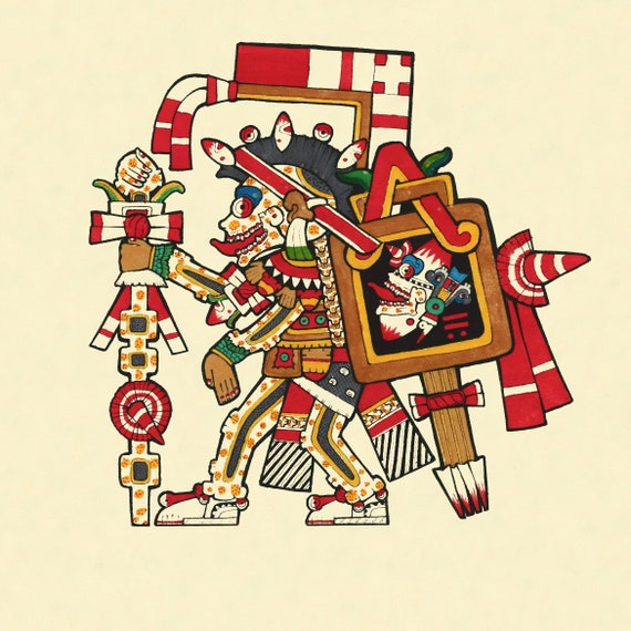 Aztec Dia An Bháis Mictlantecuhtli