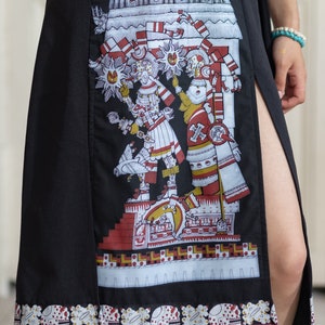 Mictlan Huipil Mexica Aztec Regalia Mictlantecuhtli - Etsy