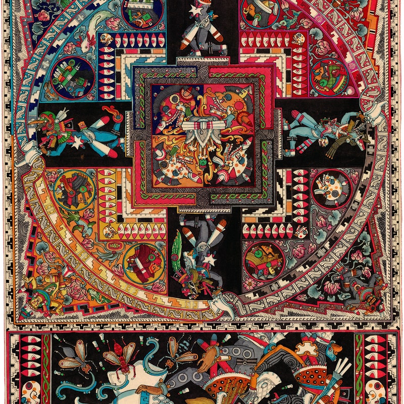 Aztec Tapestry - Etsy UK