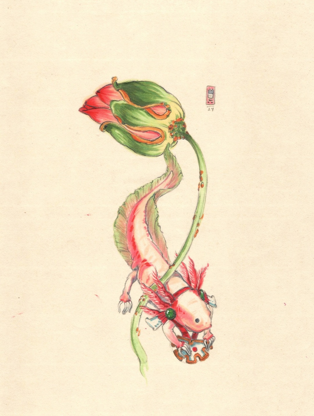 In Axolotl, the Axolotl. Aztec, Mexican Spirituality, Art, Corazon ...