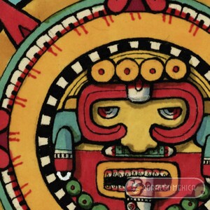 El Sol - in Tonatiuh, Loteria Card. Mexica, Aztec, Tarot, Mexica Heart ...