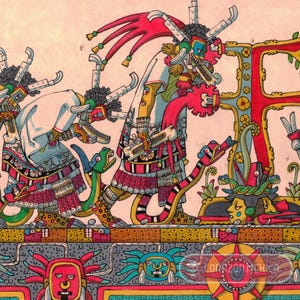 The Birth of Mayahuel 2. Aztec, Mexican Spirituality, Art, Corazon ...