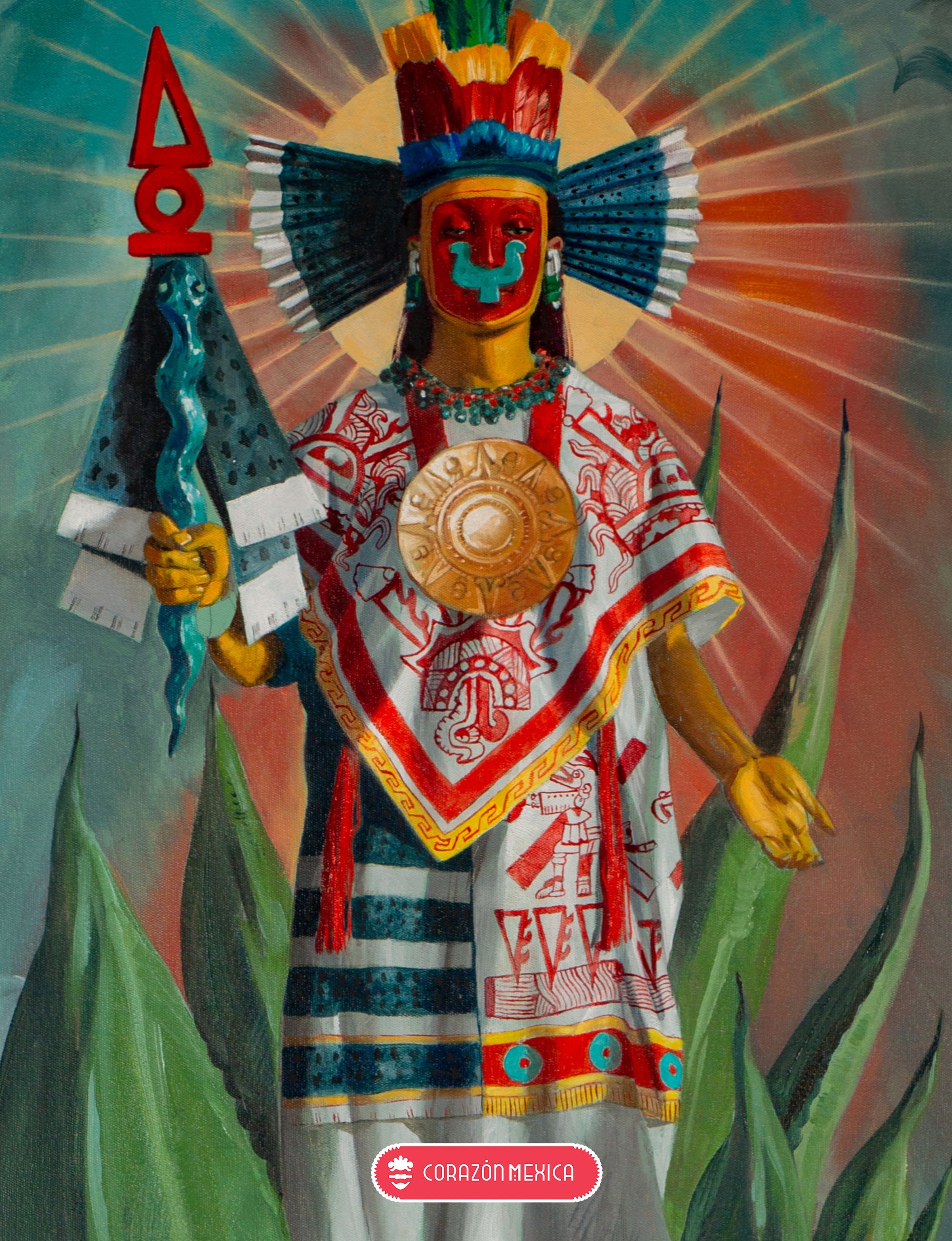 Mayahuel Lady of Maguey Pulque Our Mother Earth Virgen de - Etsy México