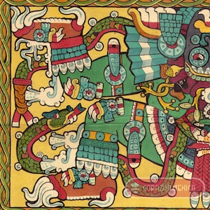 Tlaltecuhtli, Tlalli, the Earth, Mexica Aztec Goddess, Tonantzin ...