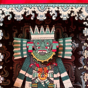 Tlaloc Paper Altar, Paper Crafts, Mexica, Aztec Spirituality ...