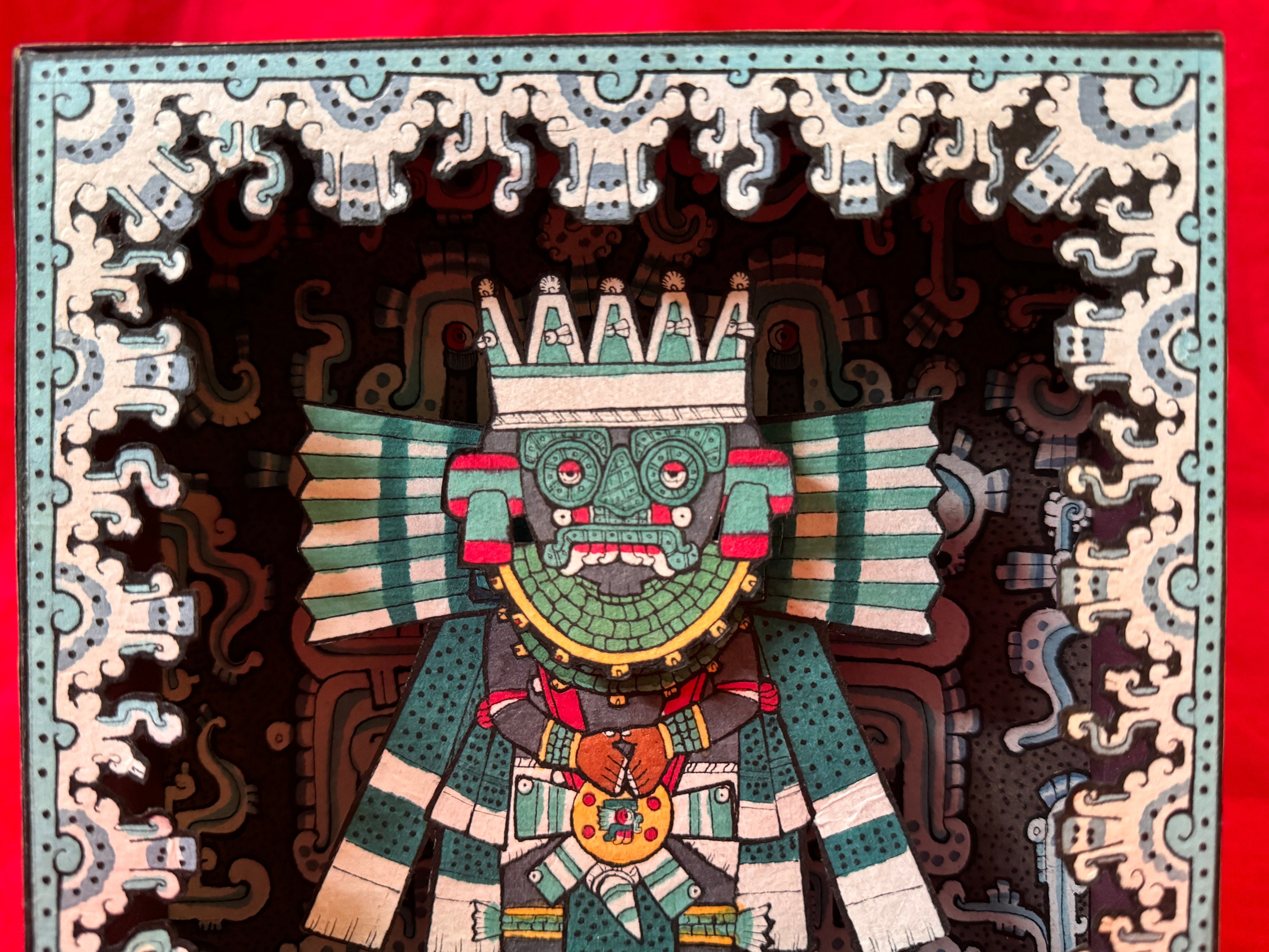 Tlaloc Paper Altar, Paper Crafts, Mexica, Aztec Spirituality ...