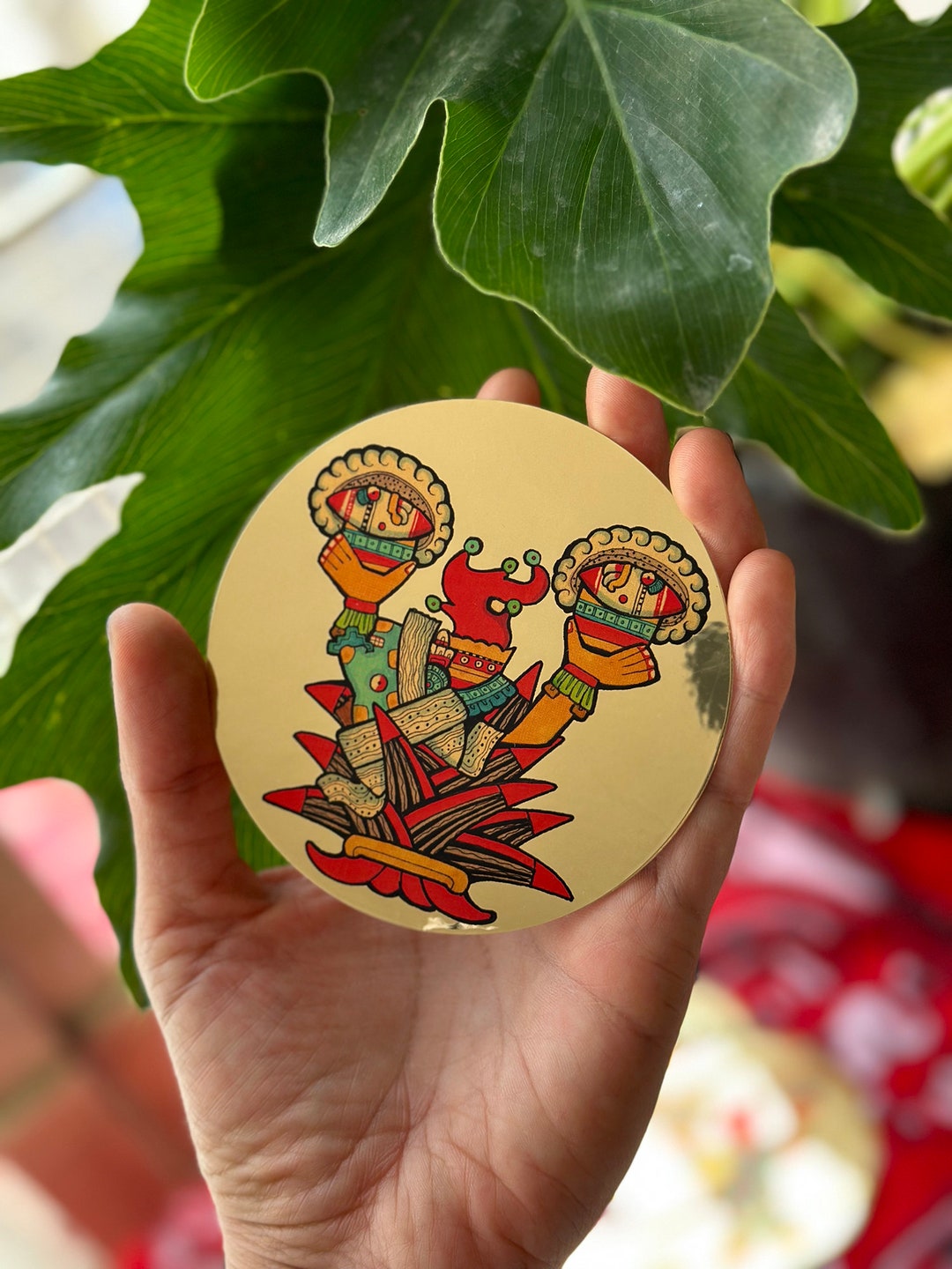 Mayahuel Gold Stickers, Maguey, Sacred Plant, Agave, Pulque, Mezcal ...
