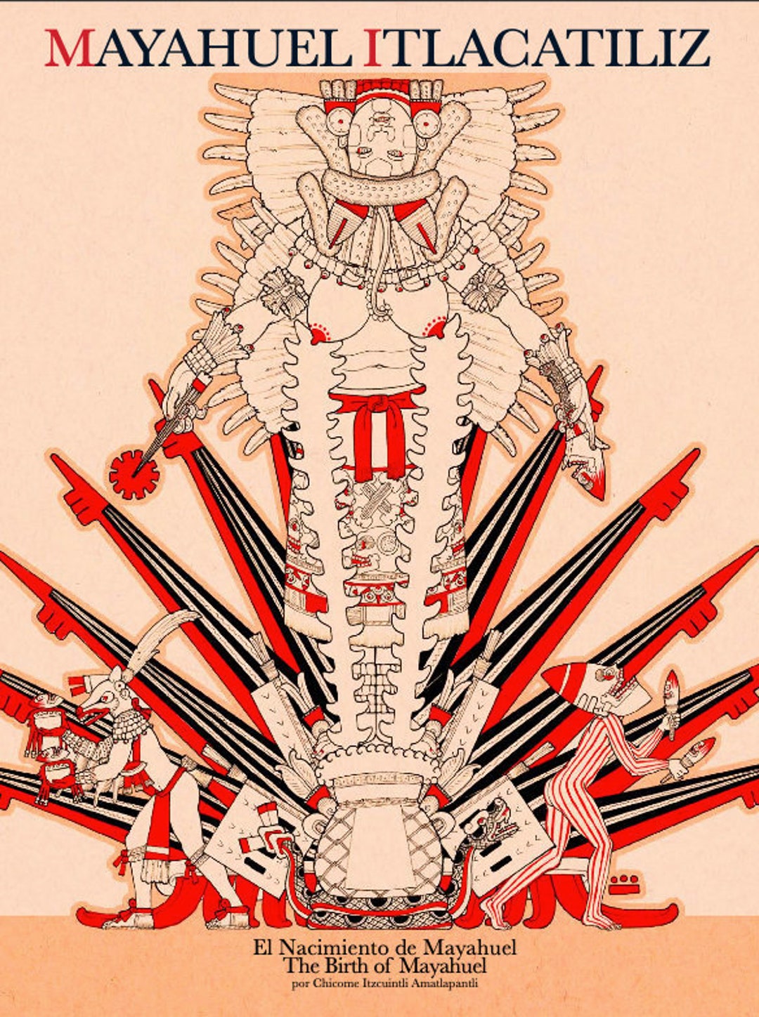 The Birth of Mayahuel, Mayahuel Itlacatiliz, El Nacimiento Del Pulque ...