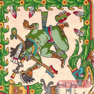 Four Serpents Almanac. Mesoamerican, Mexica (aztec), Native American ...
